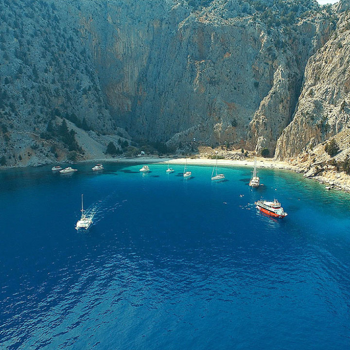 SYMI ISLAND & ST. GEORGE BAY BY BOAT - Faliraki Tours