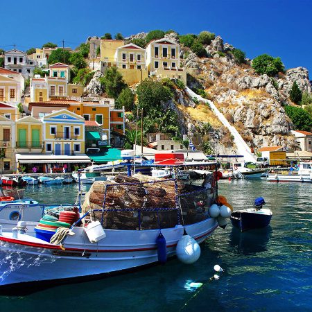 SYMI ISLAND & PANORMITIS BY CATAMARAN - Faliraki Tours