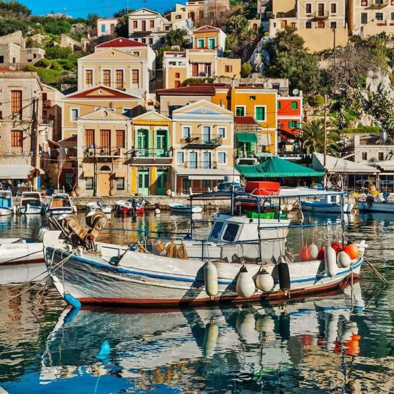 SYMI ISLAND & PANORMITIS BY CATAMARAN - FROM FALIRAKI - Faliraki Tours